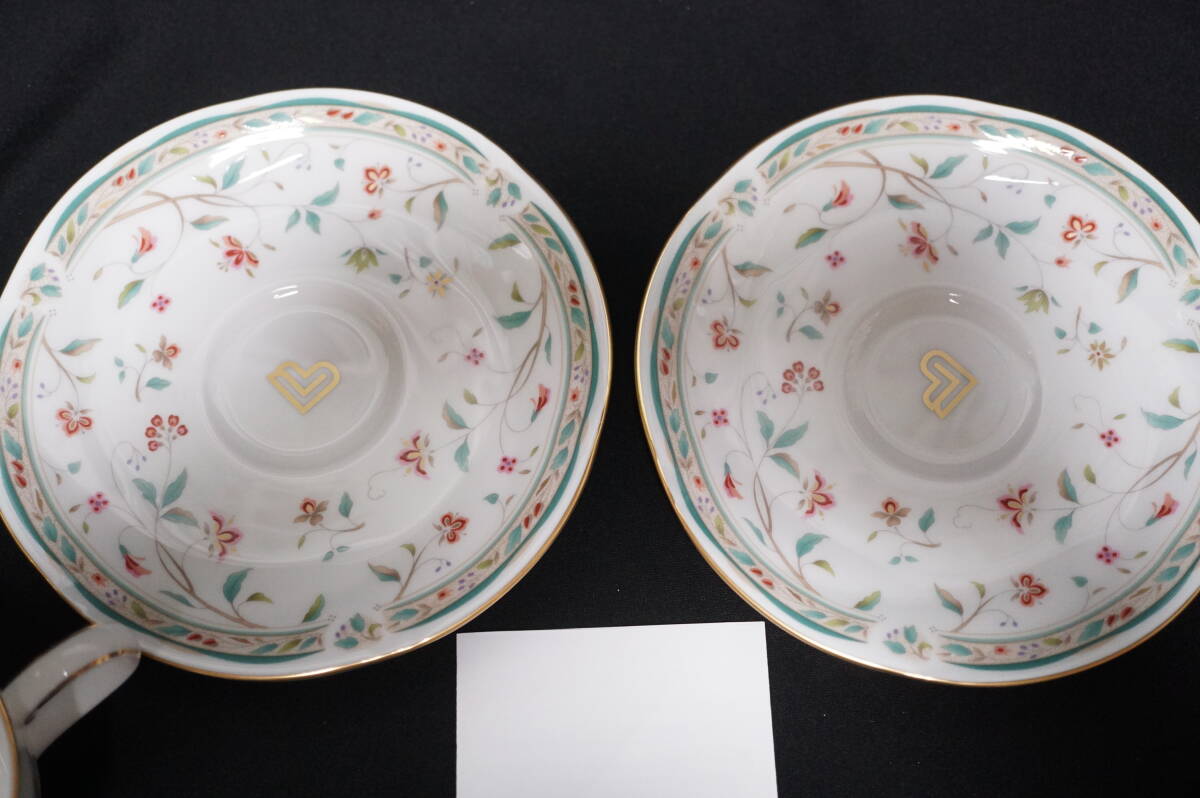 Yahoo!オークション - 【AA9】 ノリタケ ハナサラサ カップ＆ソーサ2客...