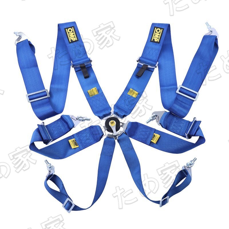 Yahoo!オークション - 3インチ OMP 6点レーシングシートベルト シート...