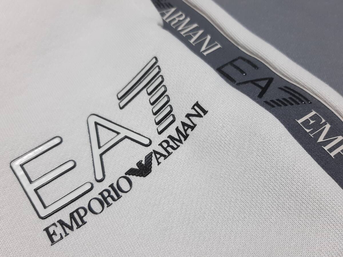 【樂淘letao】日本代購代標第一品牌－[新品]EA7/EMPORIO ARMANI テーピングロゴ入り【メンズ・スウェットパンツ】 2024-25年秋冬モデル サイズ：L(50相当) 色：グレージュ