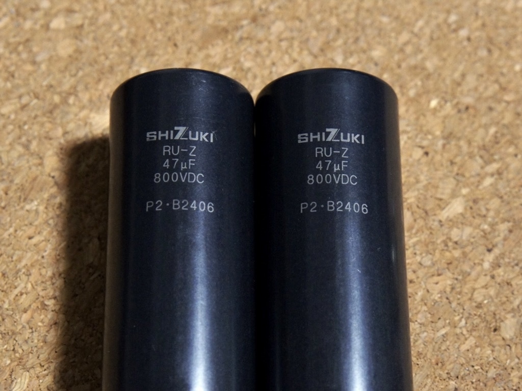 Yahoo!オークション - SHIZUKI RU-Z Film Cap 800V 47uF pair 即決有り...