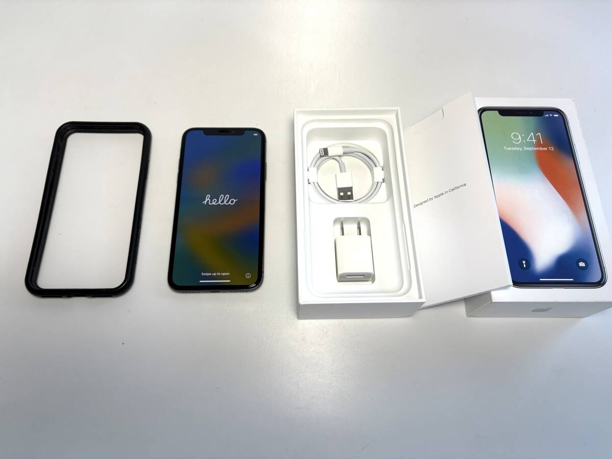 Yahoo!オークション - [美品] iPhoneX 64GB SIMフリー スペースグレー