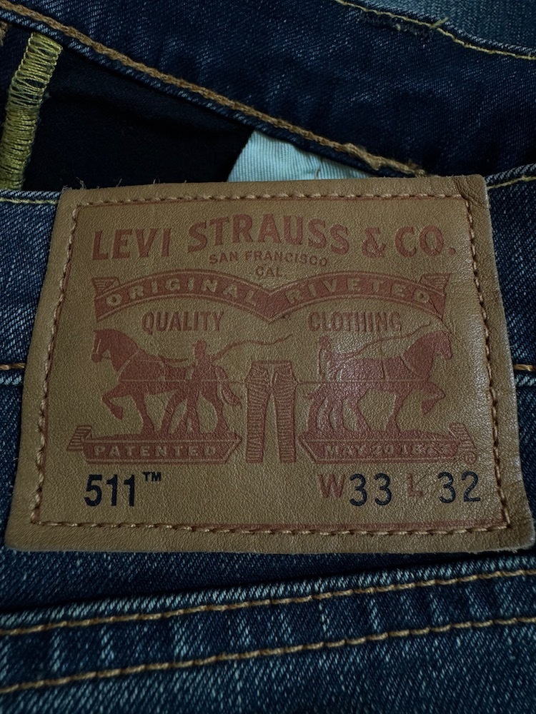 Yahoo!オークション - Levi'sリーバイス511 デニムパンツ W33