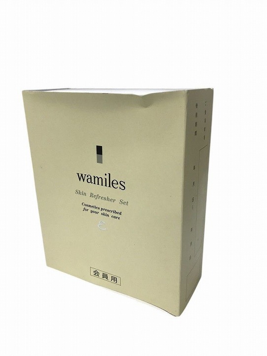 Yahoo!オークション - 1円〜 未開栓 wamiles ワミレス スキンケアセッ...