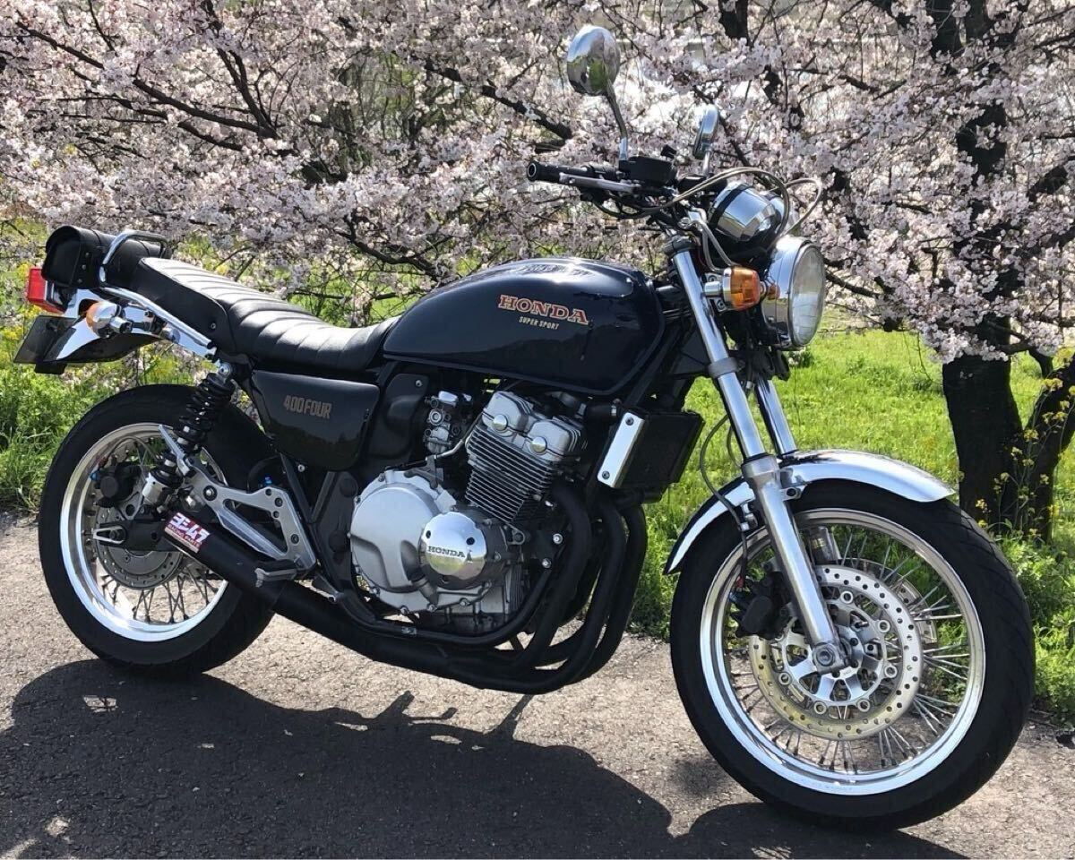 Yahoo!オークション - ホンダ CB400 four NC36 1999年式 紺 【個人出品...