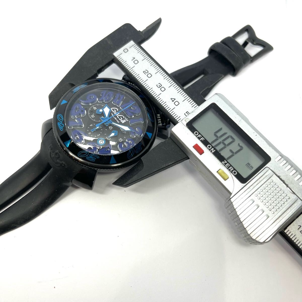 Yahoo!オークション - ガガミラノ マヌアーレ MM48 クロノグラフ メン...