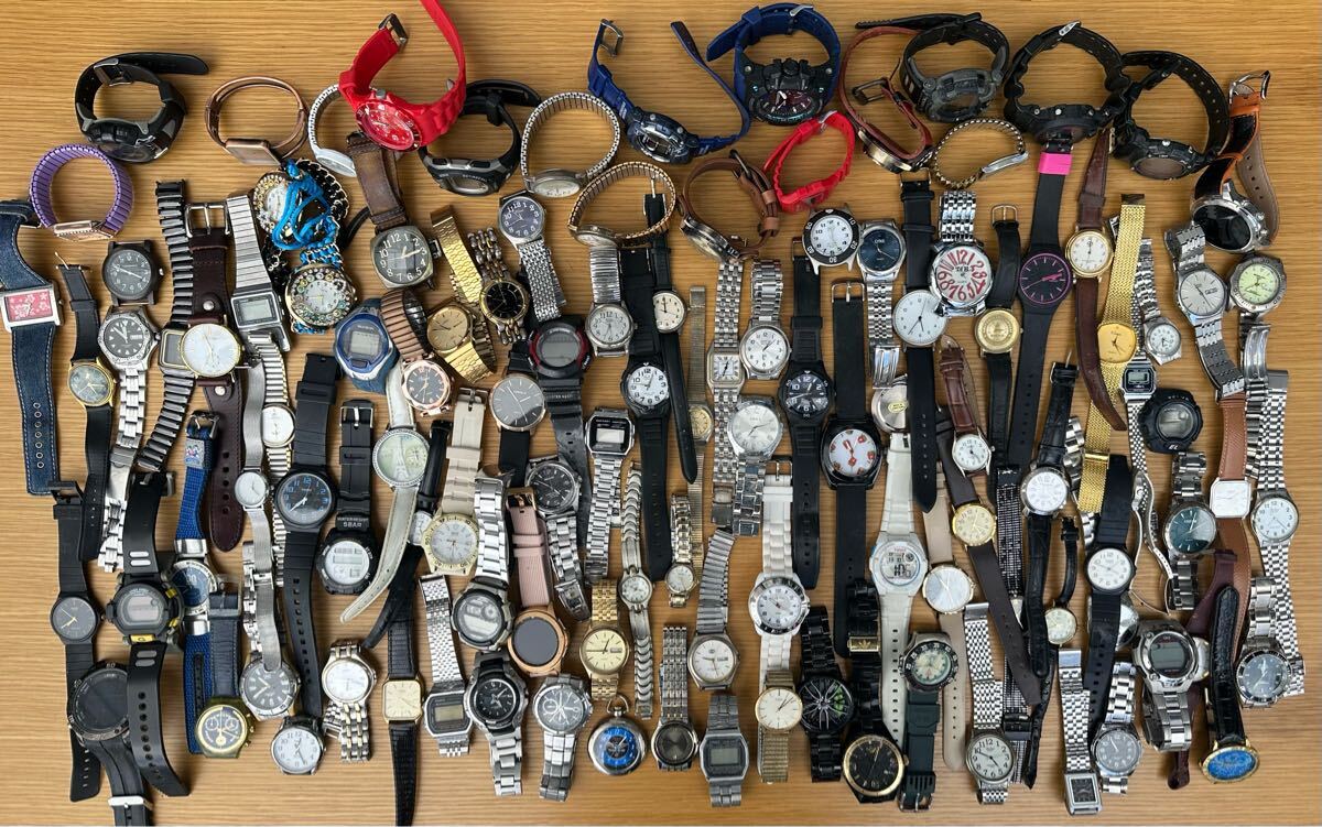 ◎ジャンク品 腕時計 大量 105個 まとめ セット CASIO SEIKO ◎ジャンク品 腕時計 大量 105個 まとめ セット CASIO SEIKO