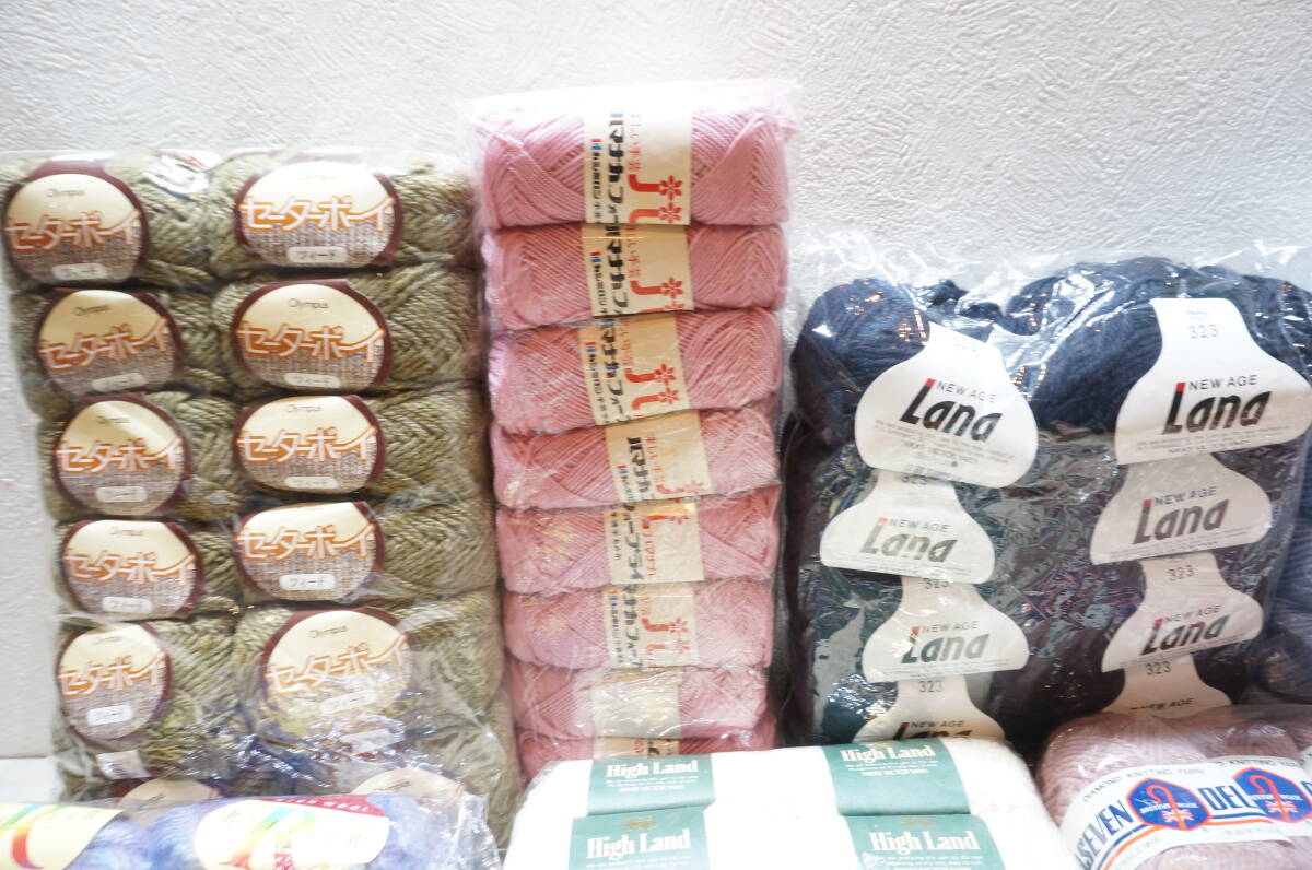 Yahoo!オークション - 【Z325-1.O】超大量 毛糸 まとめ売り 約8.9㎏ 太...