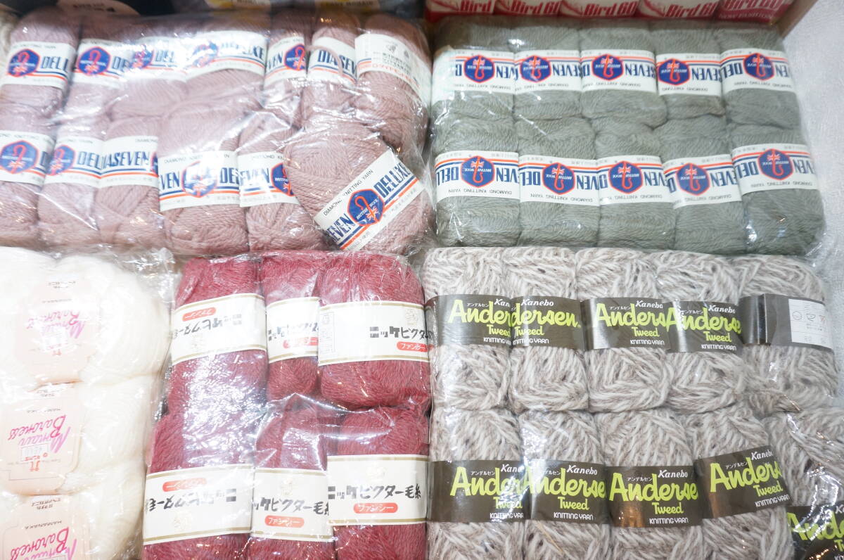 Yahoo!オークション - 【Z325-1.O】超大量 毛糸 まとめ売り 約8.9㎏ 太...