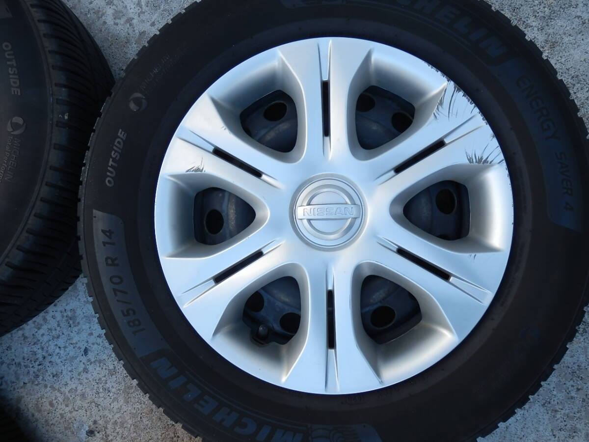 Yahoo!オークション - 日産 E12 ノート 純正 14インチ スチール ホイー...