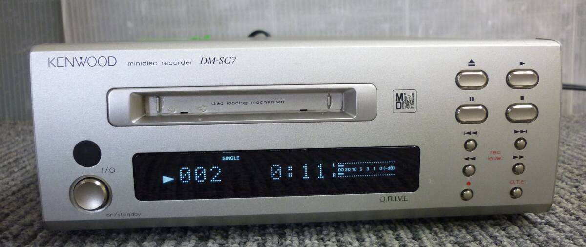Yahoo!オークション - KENWOOD DM-SG7 MDレコーダー Avino MDデッキ 動...