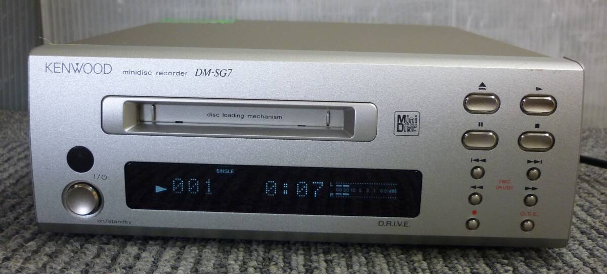 Yahoo!オークション - KENWOOD DM-SG7 MDレコーダー Avino MDデッキ 動...