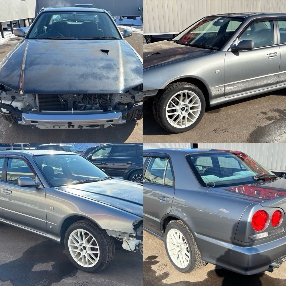 Yahoo!オークション - 日産 スカイライン H12 ENR34 2.5GT-FOUR 程度良...