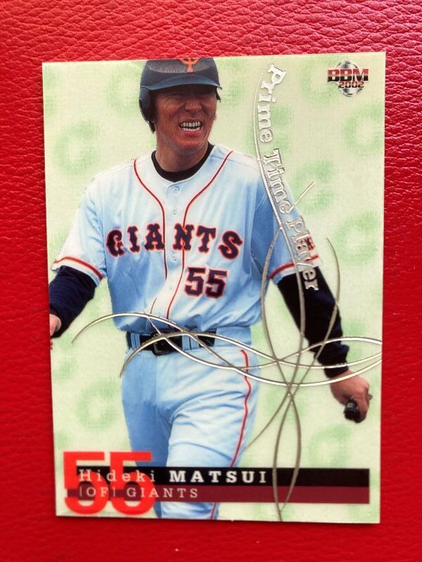 Yahoo!オークション - 02BBM 松井秀喜 インサート Prime Time player ...