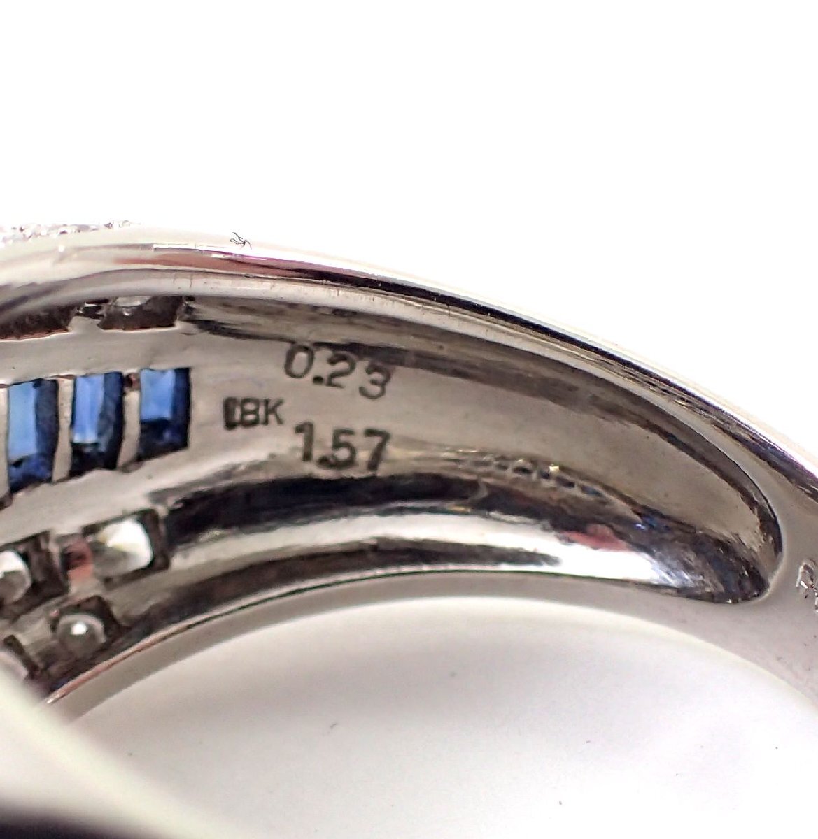 Yahoo!オークション - 【吉村質店】メンズ/男性用Pt900/18Kサファイア1...