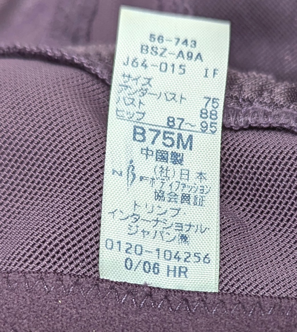 Yahoo!オークション - 1197C 送料185円 美品 Triumph トリンプ BSZ-A9A...