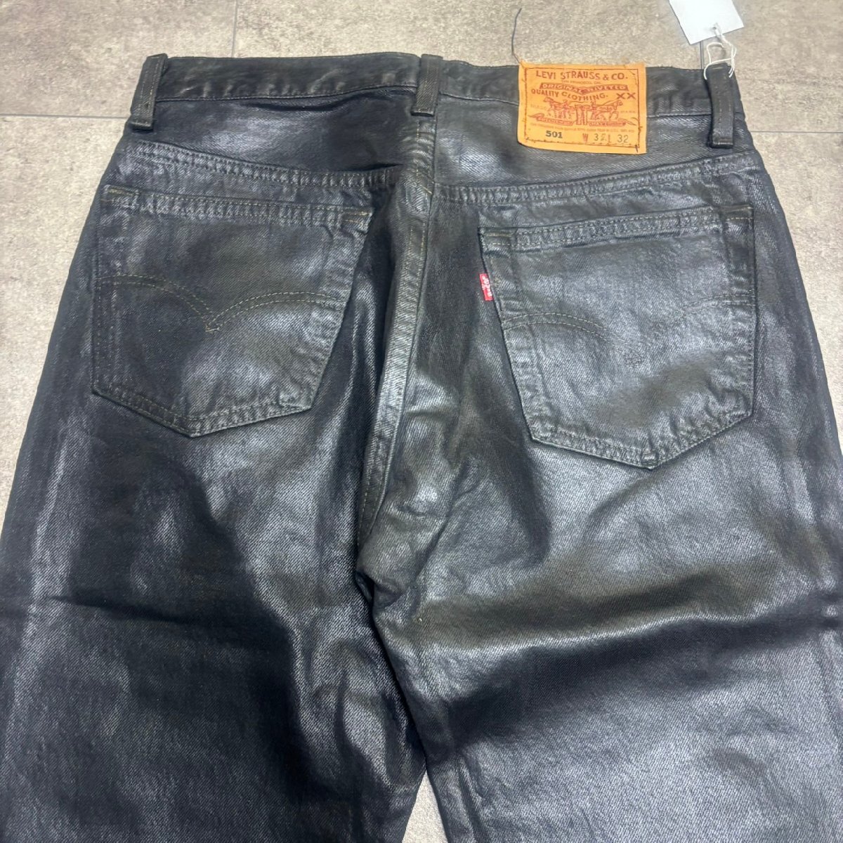 USA製 90年代 Levi's 501 ブラック ラバーコーティングパンツ USA製 90年代 Levi's 501 ブラック ラバーコーティングパンツ