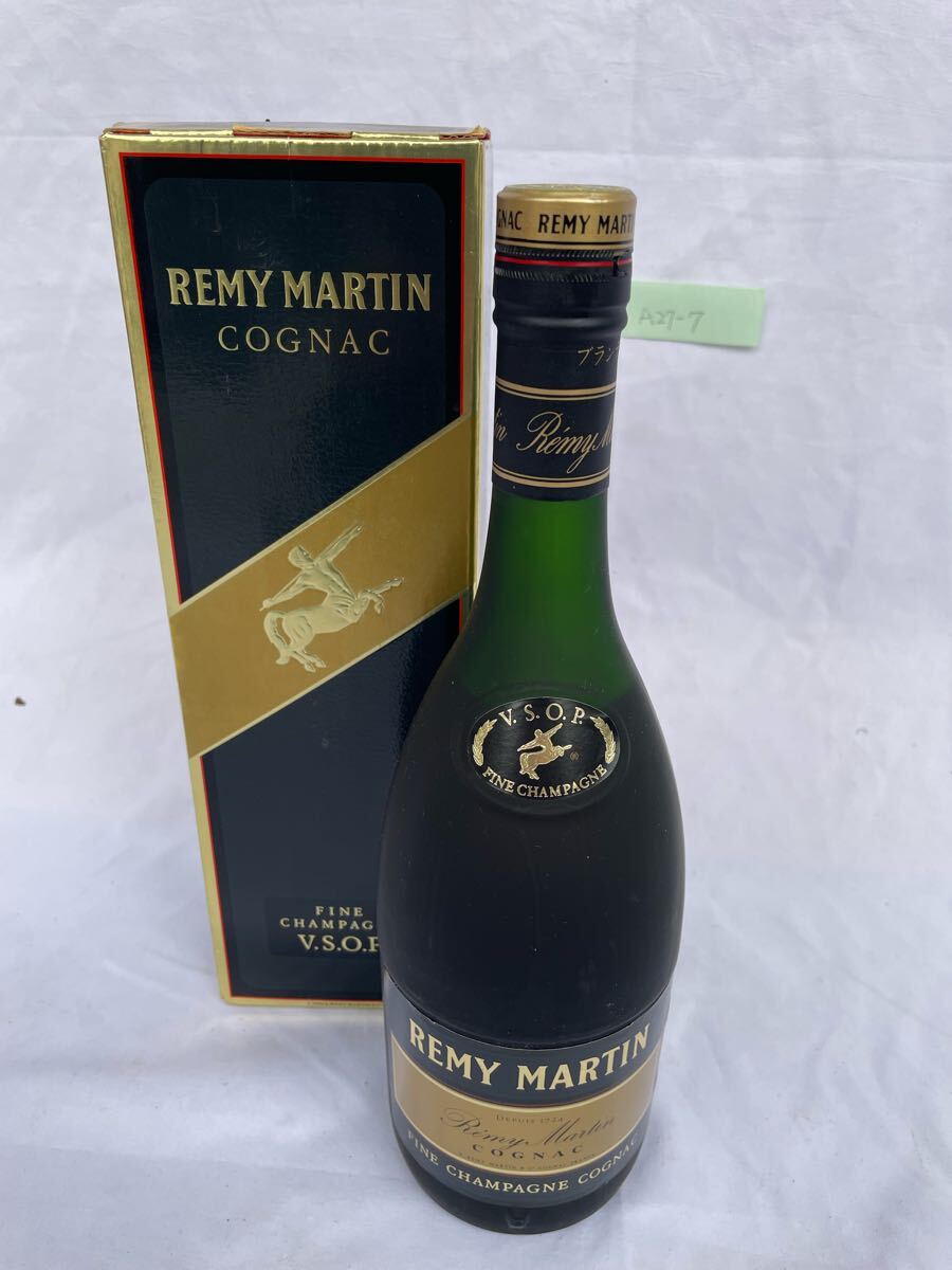 Yahoo!オークション - A27）未開栓古酒REMY MARTIN VSOP FINE CHAMPAGN...