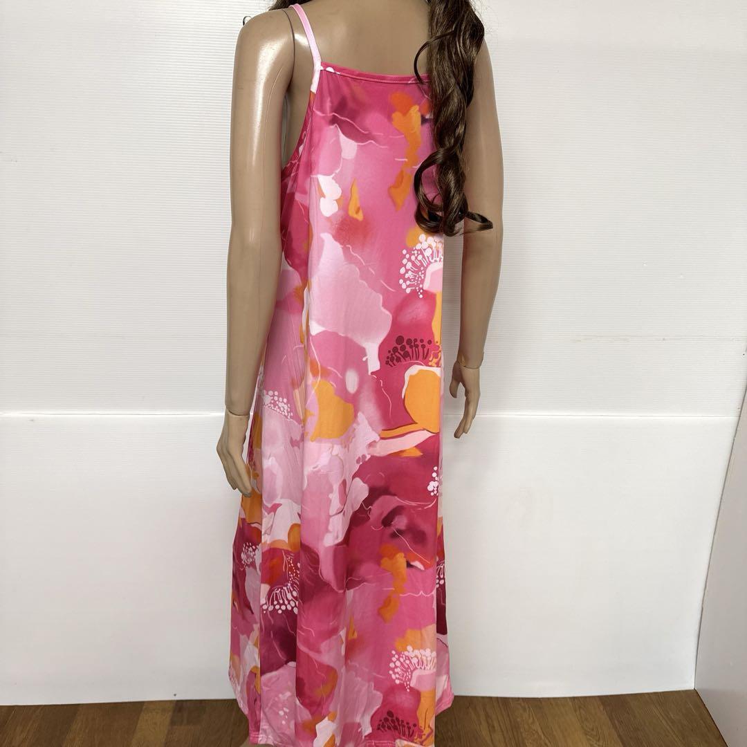 Yahoo!オークション - a2112 春夏 新品 大きいサイズXL 花柄ロングワン...