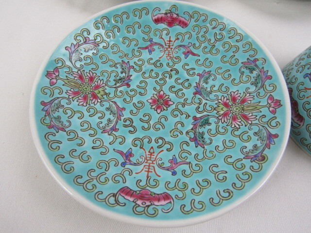 ◇中国 景徳鎮製 粉彩色絵 十錦手 カップ&ソーサー 6客 Y5-0329 ◇中国 景徳鎮製 粉彩色絵 十錦手 カップ&ソーサー 6客 Y5-0329