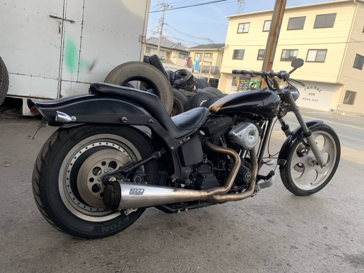 Yahoo!オークション - 1999年 FXSTB ナイトトレイン エボ キャブ ドラ...