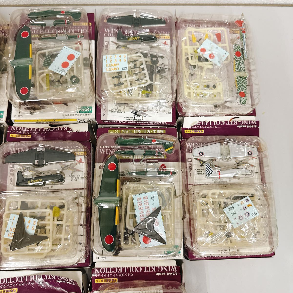 Yahoo!オークション - T242 F-toys エフトイズ 戦闘機 未組立 144scale...