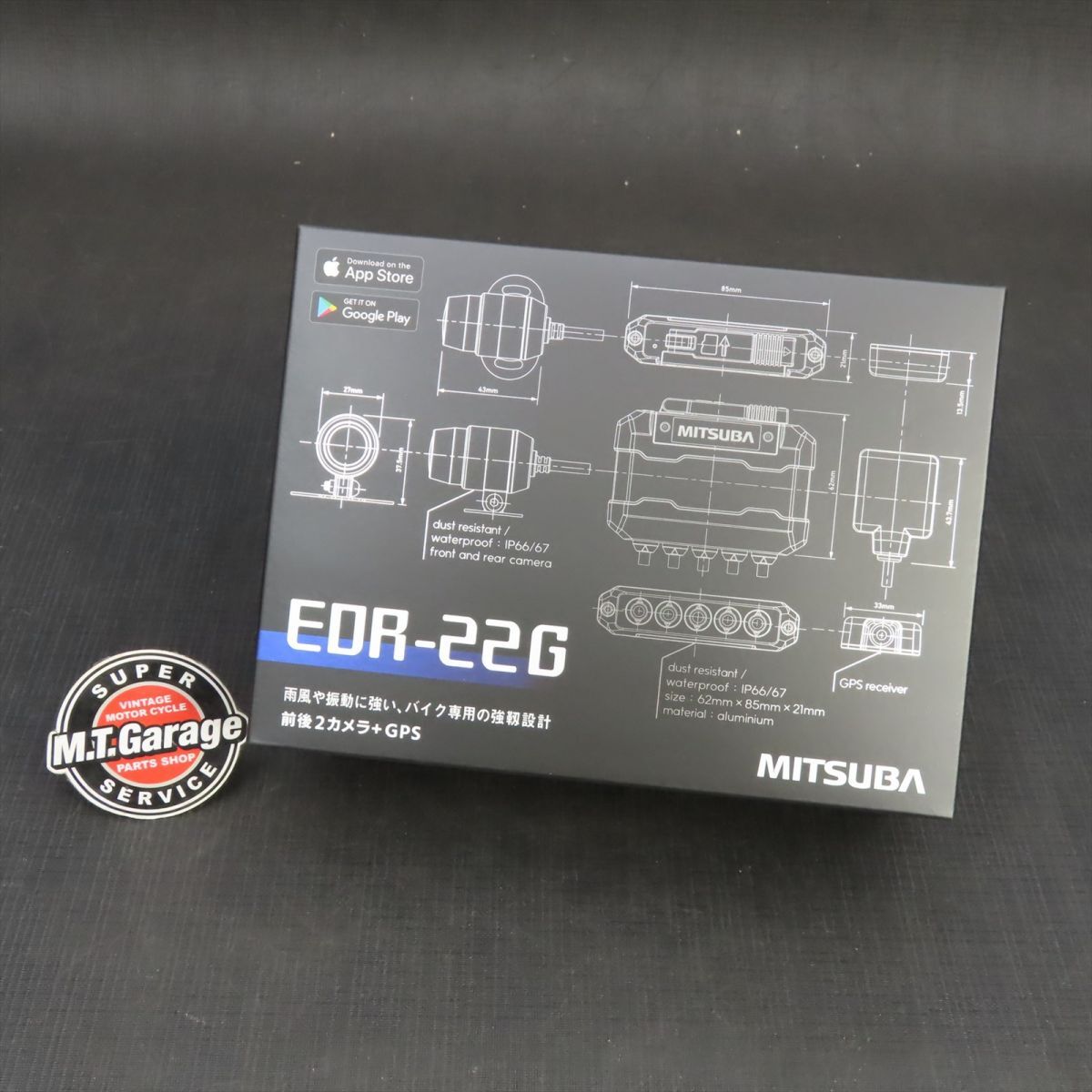 Yahoo!オークション - MITSUBA ミツバサンコーワ バイク用ドライブレコ...