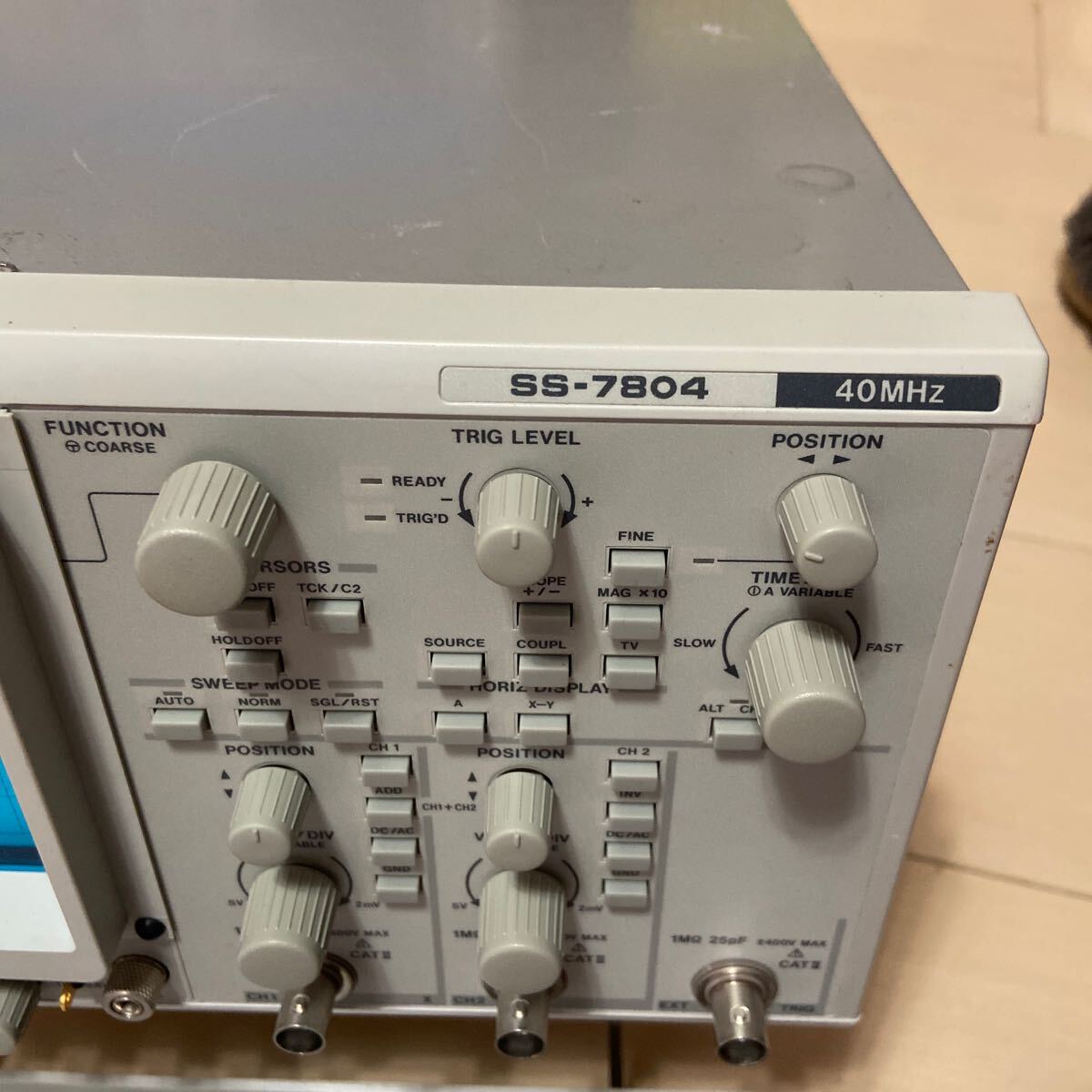 Yahoo!オークション - オシロスコープ IWATSU SS-7804