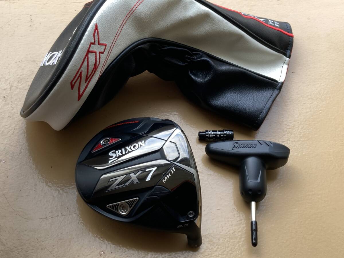 Yahoo!オークション - スリクソン ZX7 MK2 9.5度 ヘッドカバー＆レンチ...