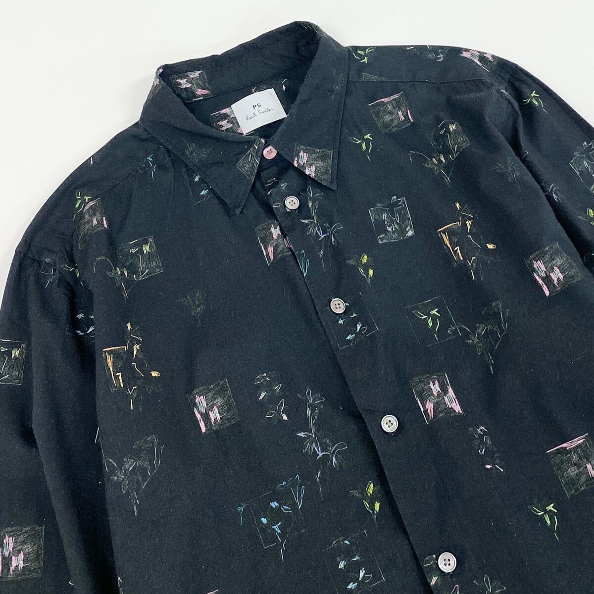 Yahoo!オークション - Bl6 PS Paul Smith ピーエスポールスミス 長袖シ...