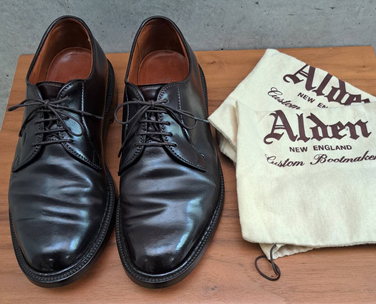 Yahoo!オークション - ALDEN オールデン 990 コードヴァン No.8 バ...
