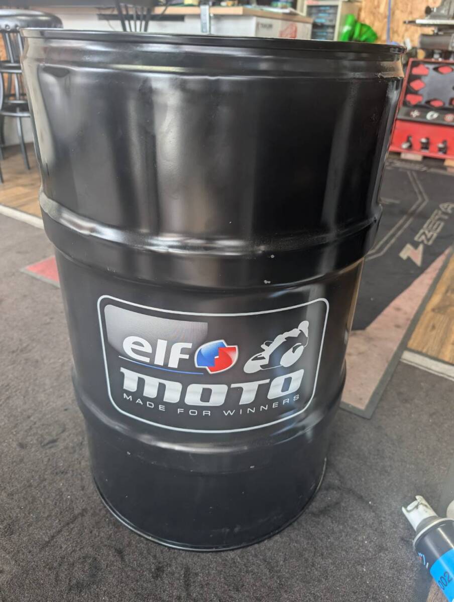 Yahoo!オークション - ドラム缶 60L ELFオイル ドラム缶のみ 中身無し ...