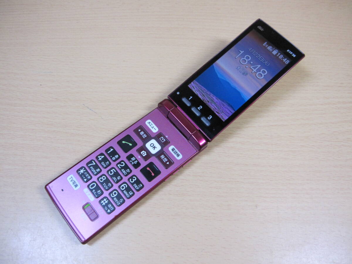 Yahoo!オークション - au KYF38 KYOCERA 動作良好