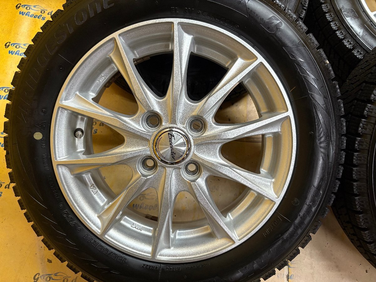 Yahoo!オークション - K-1584 2021年製 155/65R14 BRIDGESTONE BLIZZAK...