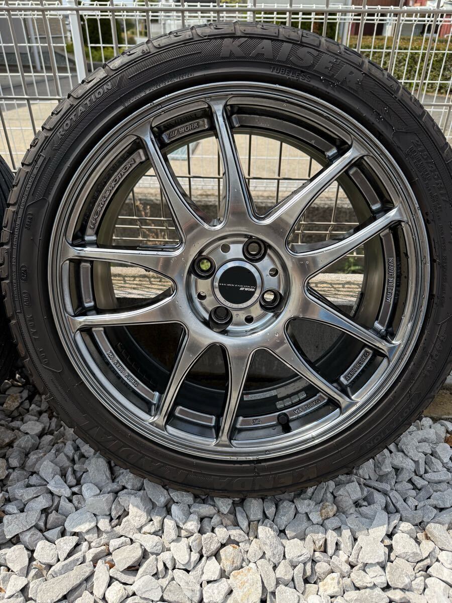 Yahoo!オークション - WORK EMOTION CR極 4h 17インチ 7J＋38 PCD100 K...