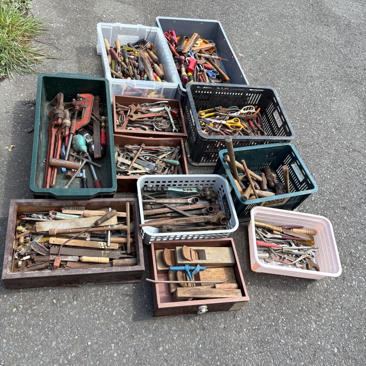 Yahoo!オークション - ハンドツール まとめ セット 83KG（ダンボール込...