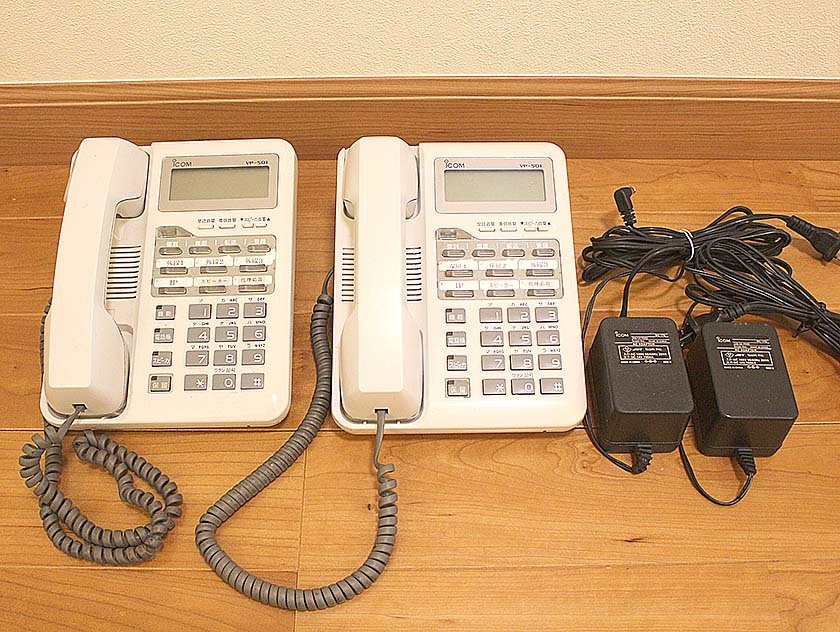 Yahoo!オークション - アイコム（ICOM）ビジネスIP電話機 VP-501 BC-17...