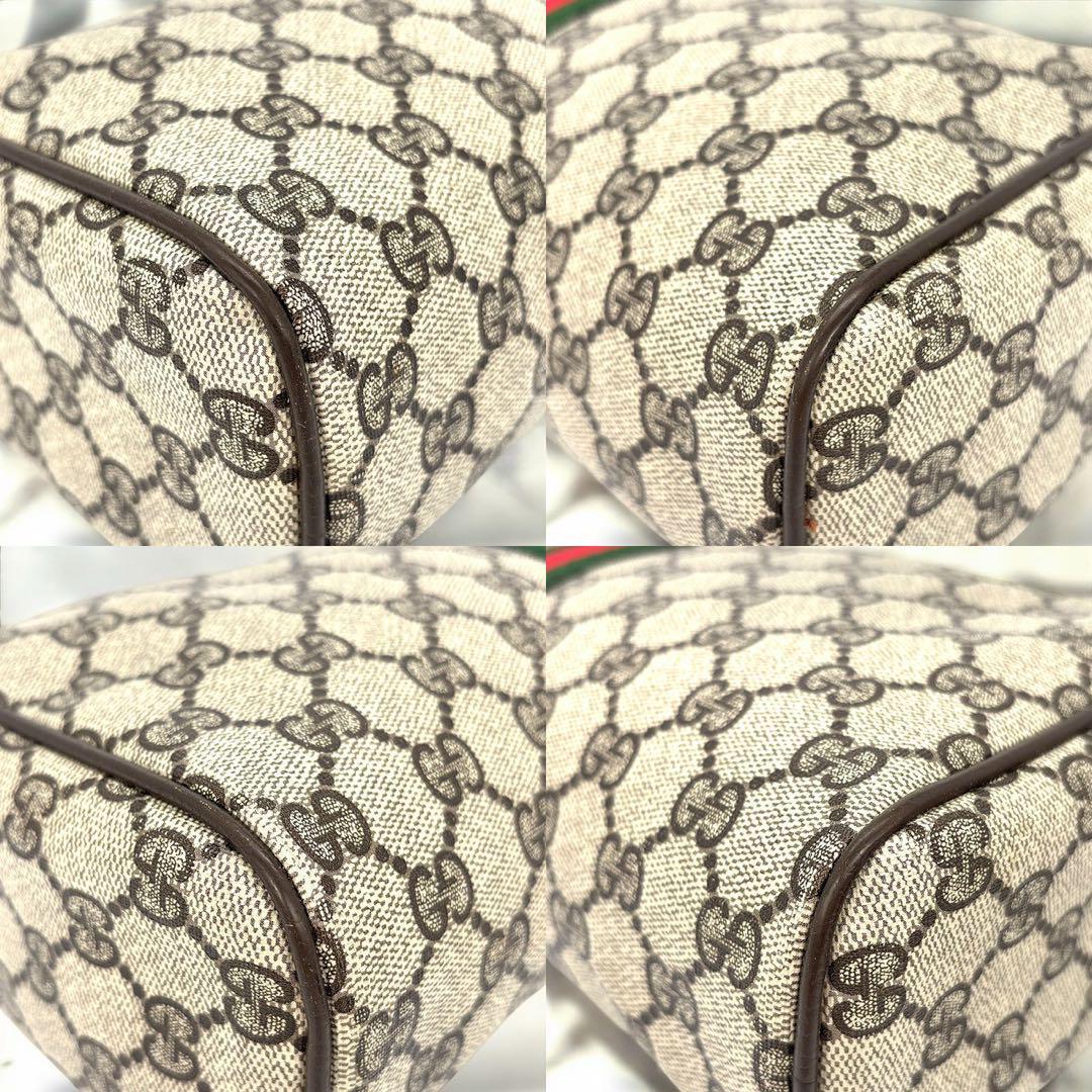 極美品】GUCCI シェリーライン 金ロゴ ショルダーバッグ GG柄 極美品】GUCCI シェリーライン 金ロゴ ショルダーバッグ GG柄