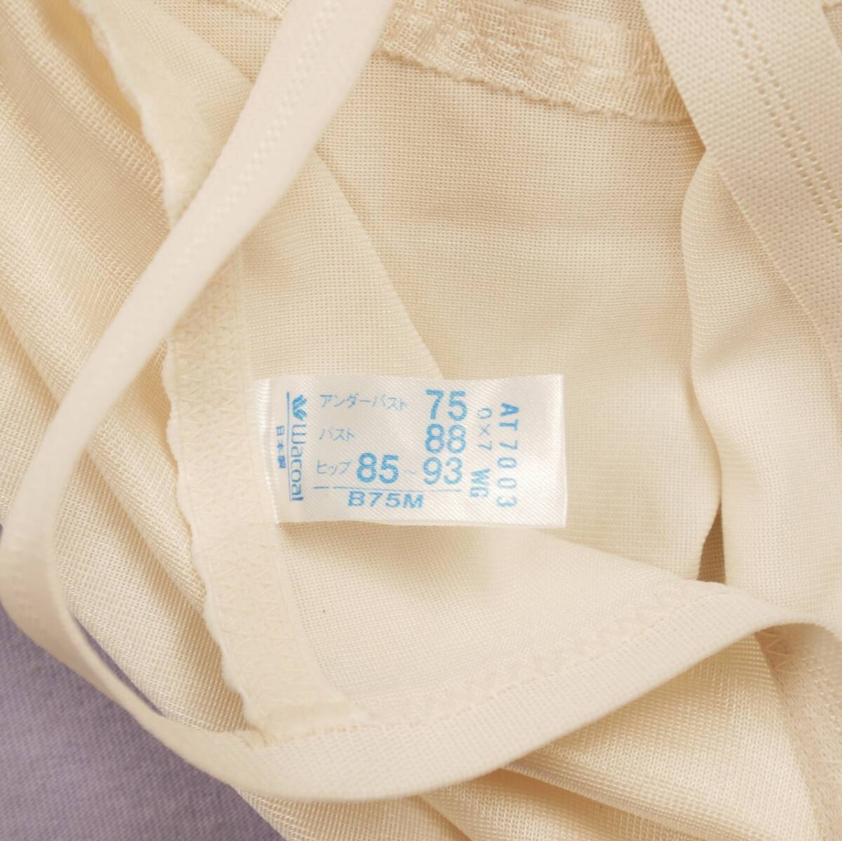 Yahoo!オークション - 3591 ワコール/Wacoal 清楚系花柄刺繍シンプル...