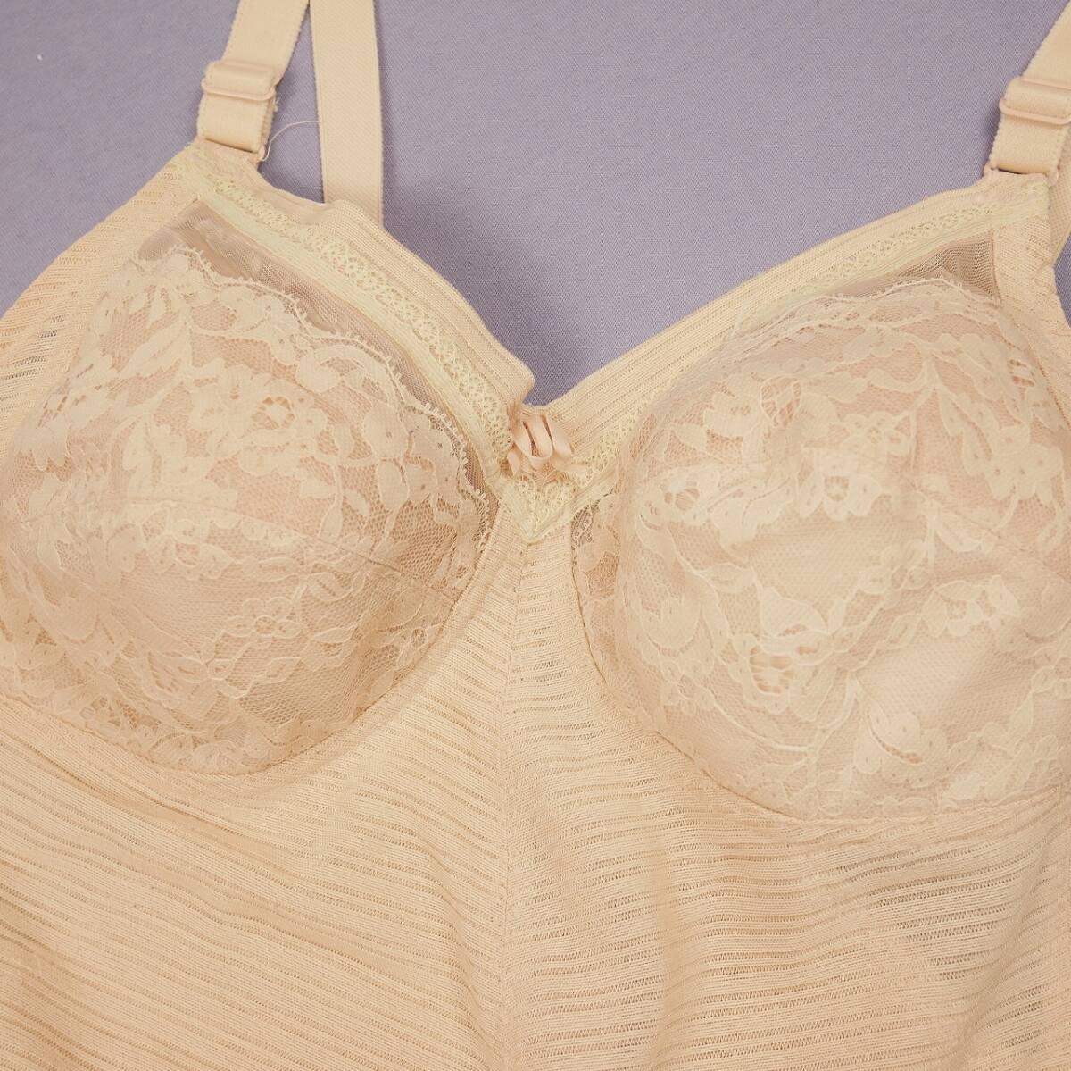 Yahoo!オークション - 4376 ワコール/Wacoal 総メッシュストライプ柄...