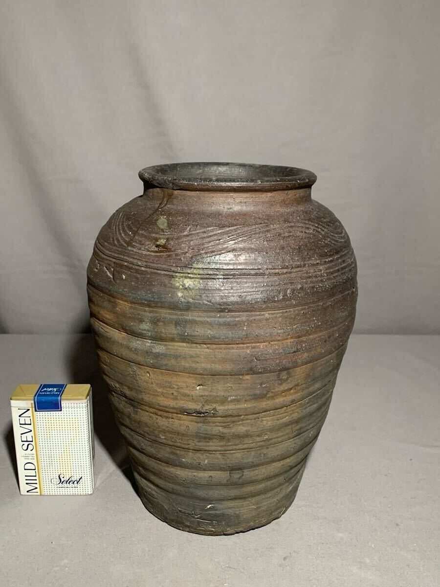 古備前 波紋壺(花器、壷)|売買されたオークション情報、Yahoo 古備前 波紋壺(花器、壷)|売買されたオークション情報、Yahoo