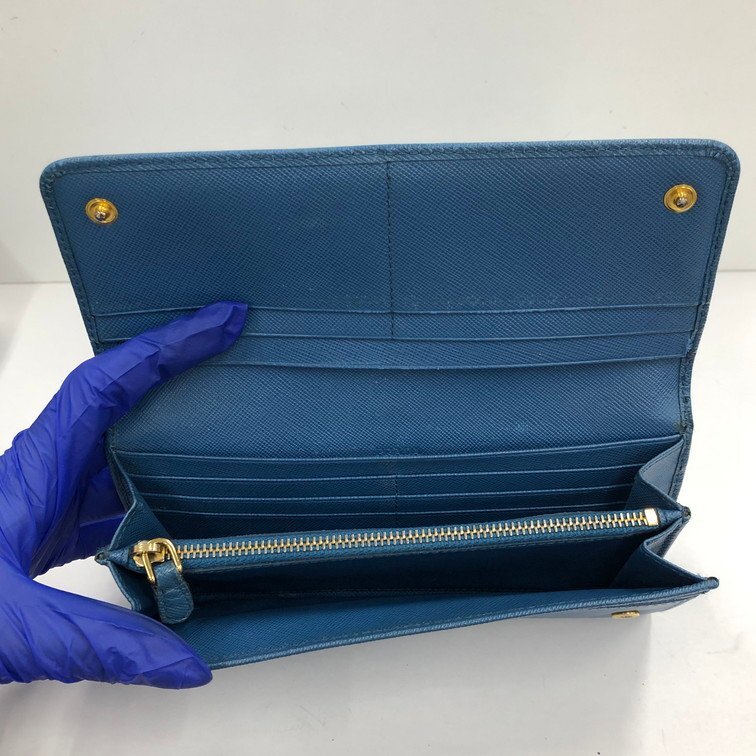 PRADA プラダ 長財布 1M1132 箱・ギャランティーカード付き PRADA プラダ 長財布 1M1132 箱・ギャランティーカード付き