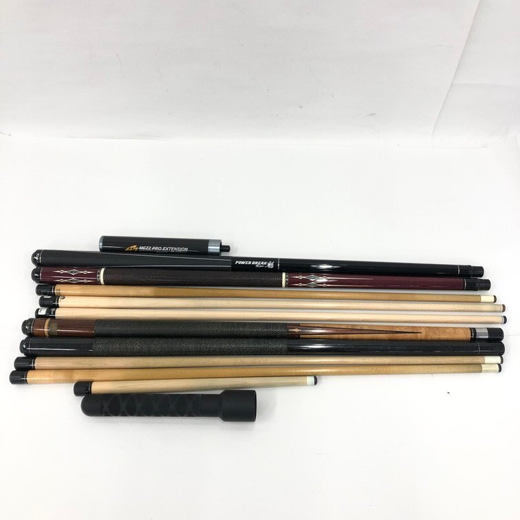 ビリヤード キュー/他 おまとめ Mezz Cues/POWER BREAK Kai/他 ビリヤード キュー/他 おまとめ Mezz Cues/POWER BREAK Kai/他