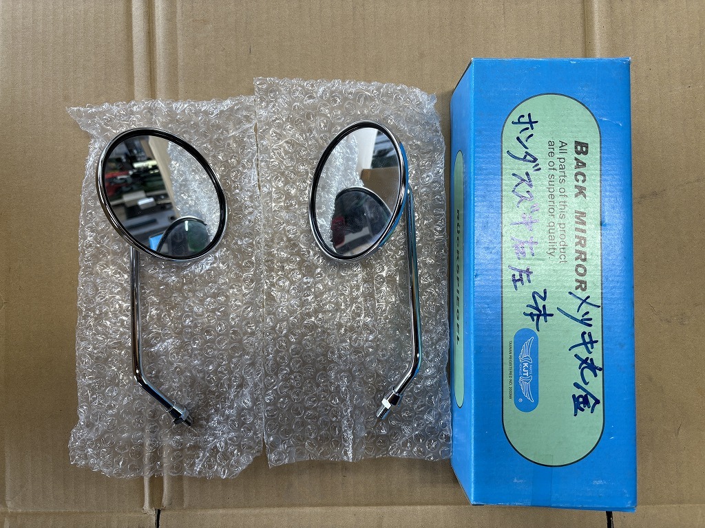Yahoo!オークション - KJT 8mm ミラー 左右 F824 丸型メッキミラー ...