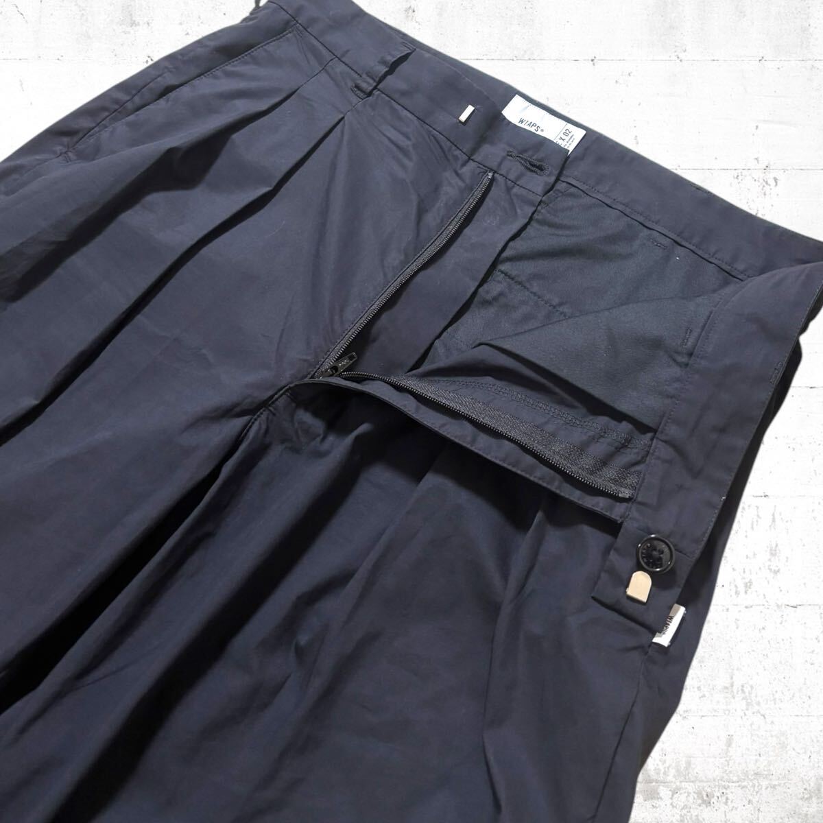 WTAPS 24SS タック入り ワイド テーパード スラックス COOLMAX WTAPS 24SS タック入り ワイド テーパード スラックス COOLMAX
