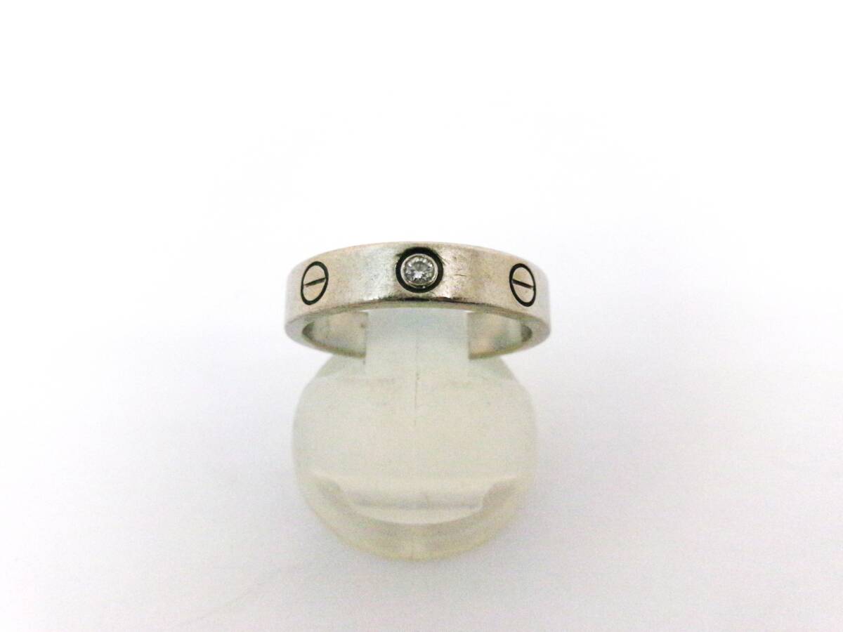 本物税込カルティエ 1Pダイヤ ラブリング Cartier K18WG(ホワイトゴールド)｜売買されたオークション情報、yahooの商品情報をアーカイブ公開 - オークファン（aucfan.com）