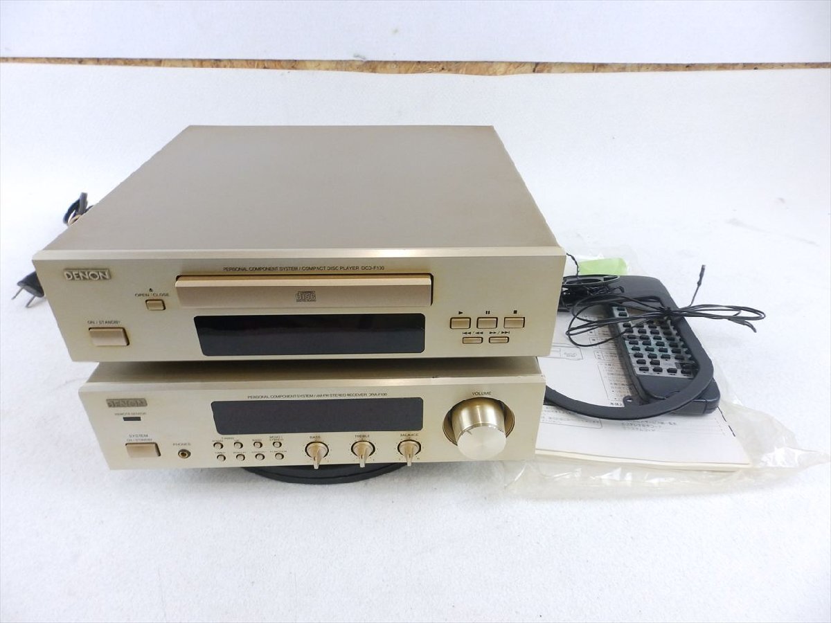 DENON デノン DCD-F100 DRA-F100 ミニコンポ 250407S2509(DENON)｜売買されたオークション情報、yahooの商品情報をアーカイブ公開 - オークファン ...