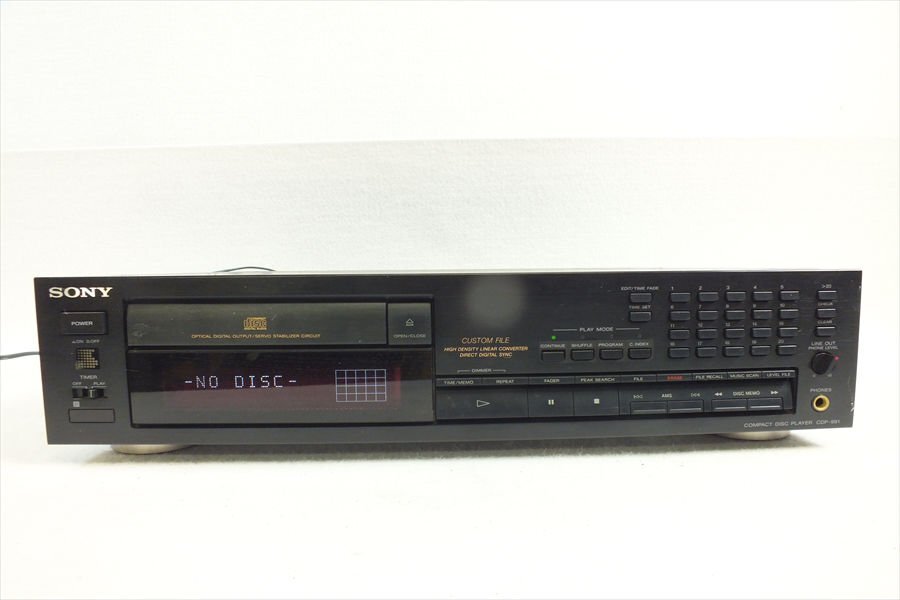 Yahoo!オークション - SONY ソニー CDP-991 CDプレーヤー 中古 現状品...