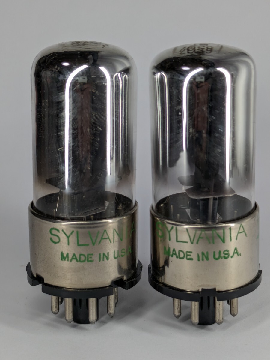 Yahoo!オークション - SYLVANIA 6SQ7GT 2本 TV-7D/Uにて試験済み 真空...