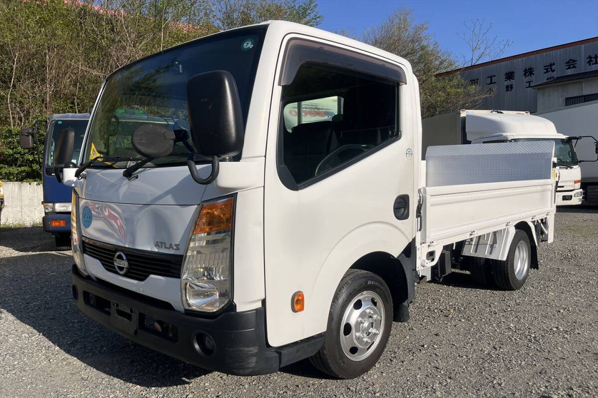Yahoo!オークション - 動画有 売り切り H23年 日産 アトラス 平ボディ ...