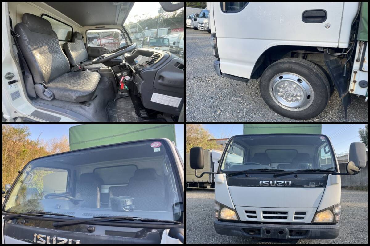 Yahoo!オークション - 動画有 売り切り H17年 いすゞ エルフ ELF 幌車 ...